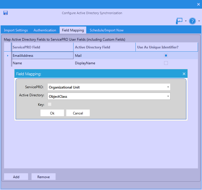 Active Directory Synchronization