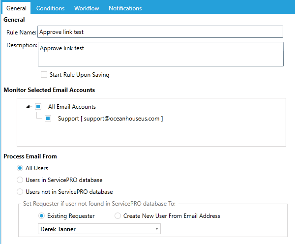 Business Rules - Email