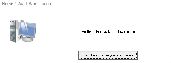 ServicePRO Web Support Portal - Audit Workstation