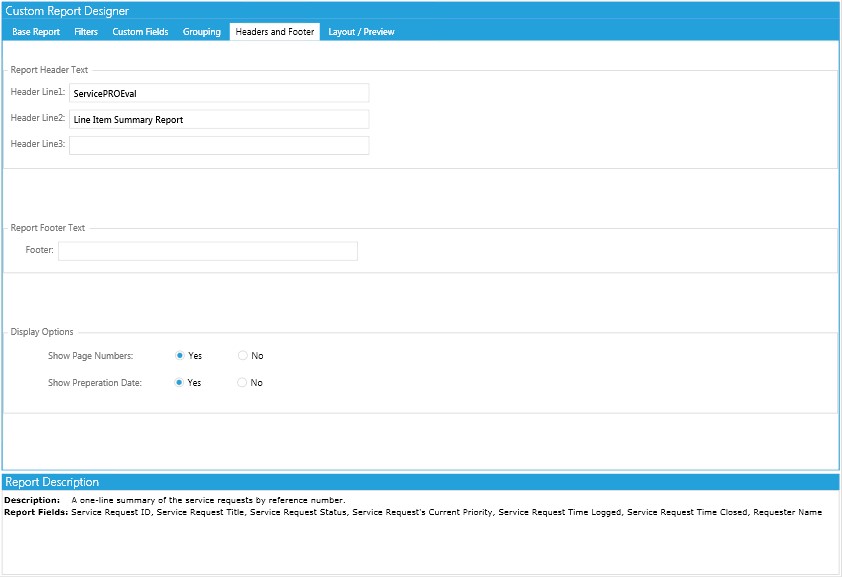 Data Analysis - Reports