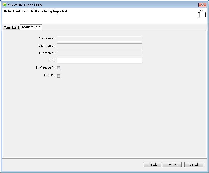 Users and Assets Import Utility